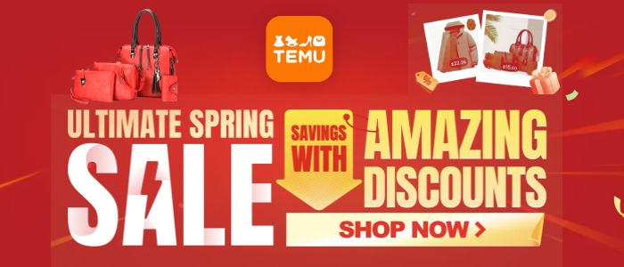 Explore Ultimate Spring Sale On Temu For Amazing Discounts